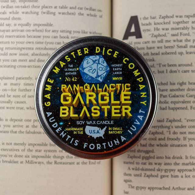 Pan Galactic Gargle Blaster Gaming Candle – We Geek Together